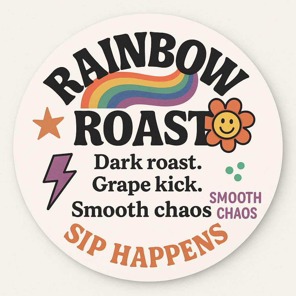 Rainbow Roast – Sip Happens
